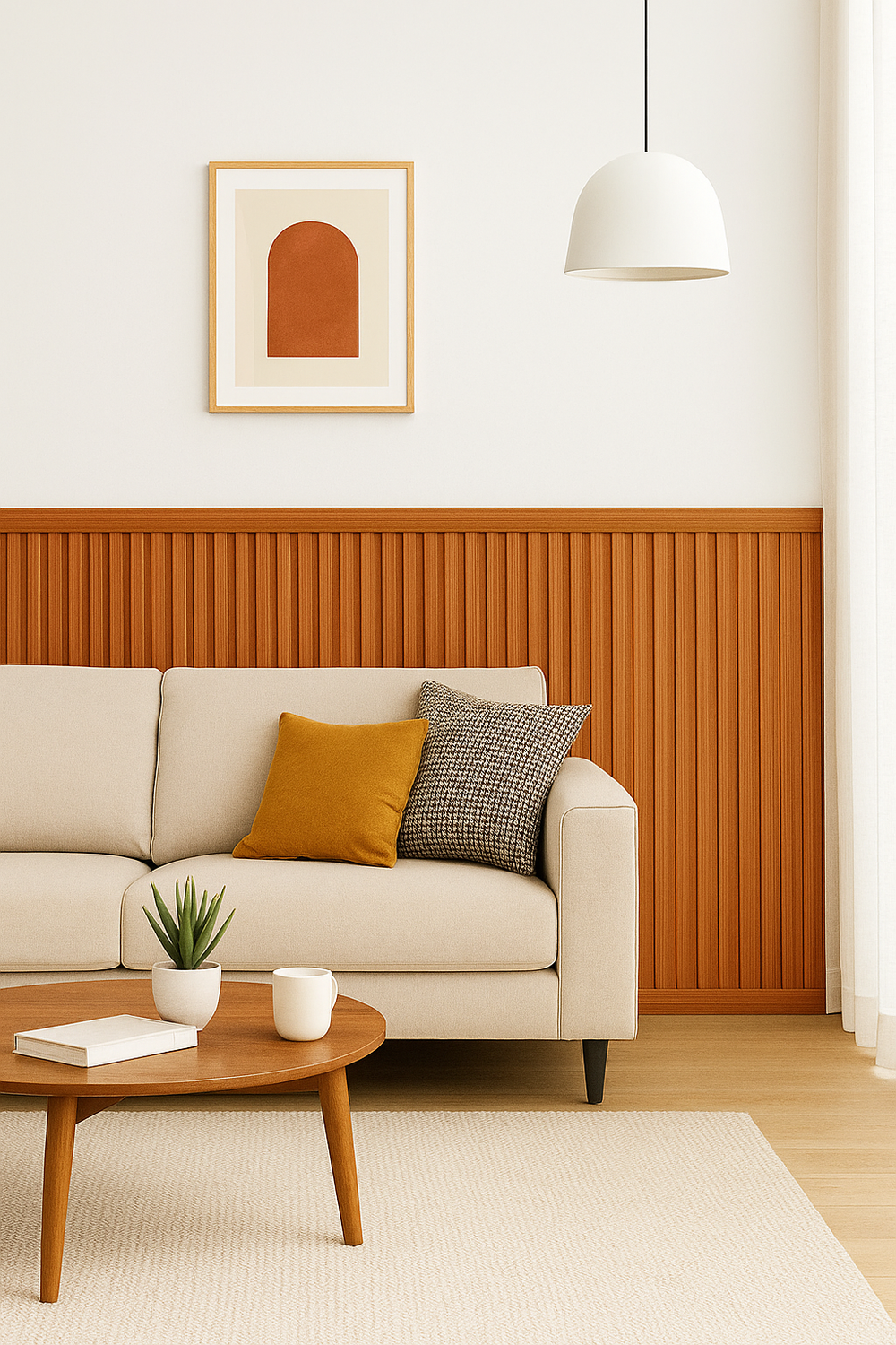 Lambrín Interior y Exterior en WPC | UHome Interiorismo Inteligente